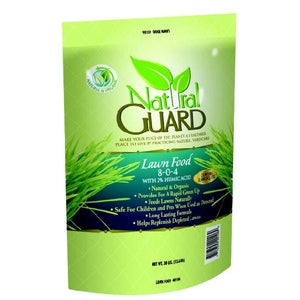 Natural Guard 8-0-4 Lawn Food Fertilizer - 30 Lbs. | Seed World
