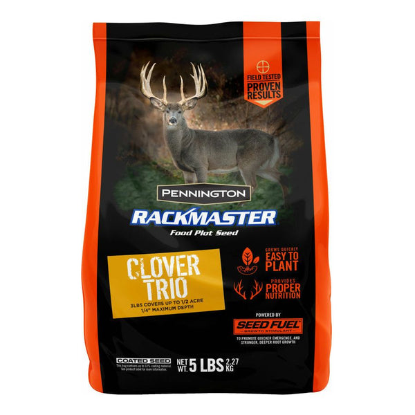 Rackmaster Clover Trio Food Plot Seed Mix - 5 Lbs. | Seed World