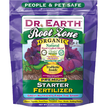 Dr Earth Root Zone Organic Premium Start Fertilizer - 4 lbs | Seed World